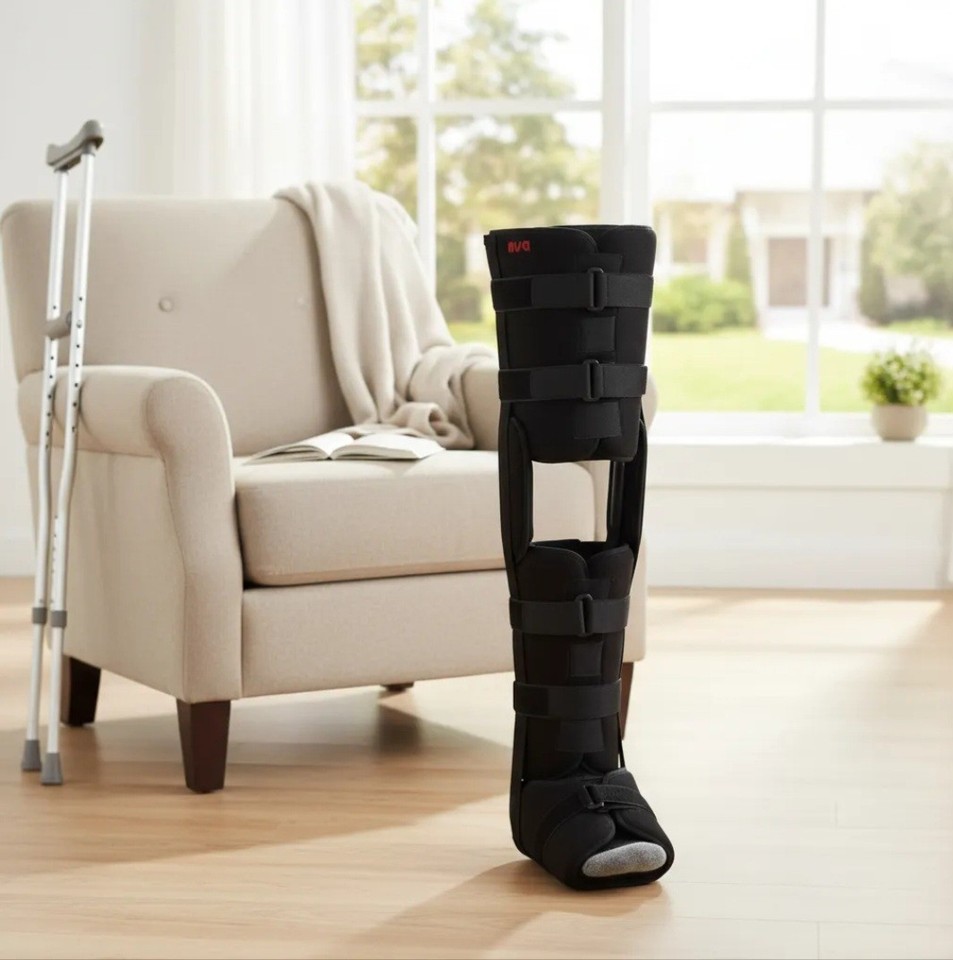 Orthopedic KAFO Knee Ankle Foot immobilizer Support Brace ambidextrous 2 in 1 | eBay.de