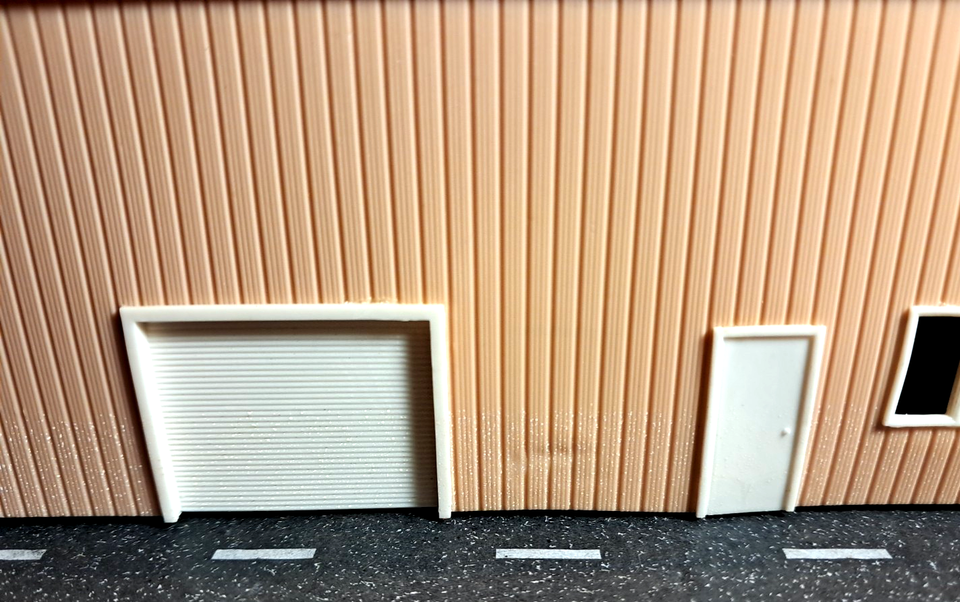 Pike-Stuff Prefab Warehouse-HO=1/87Model Railroad Building-#4-BUILT ...