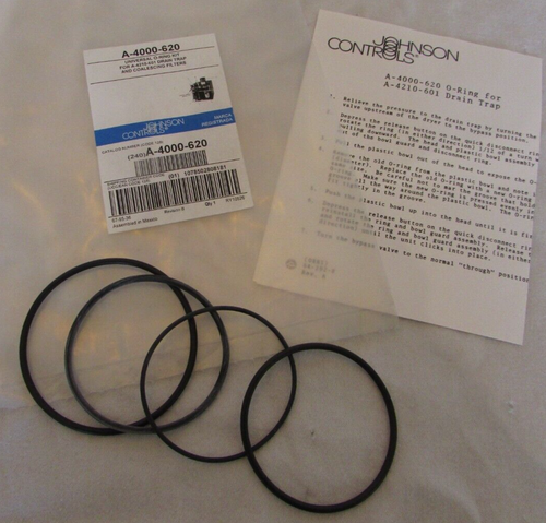 Johnson Controls A-4000-620 - Universal O-Ring Kit For A-4210-601 Drain ...