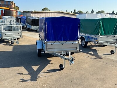 Car Box Trailer 6x4 Single Axle 750kg Camping Car Trailer Van Trailer ...