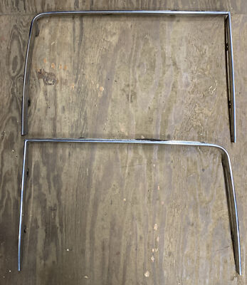 1973 - 1977 A Body Window Drip Edge Rail Trim Rear Doors Station Wagon ...