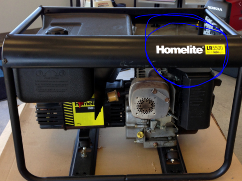 Circuit Breaker 25amp For Homelite LR5500 Gas Generator | eBay