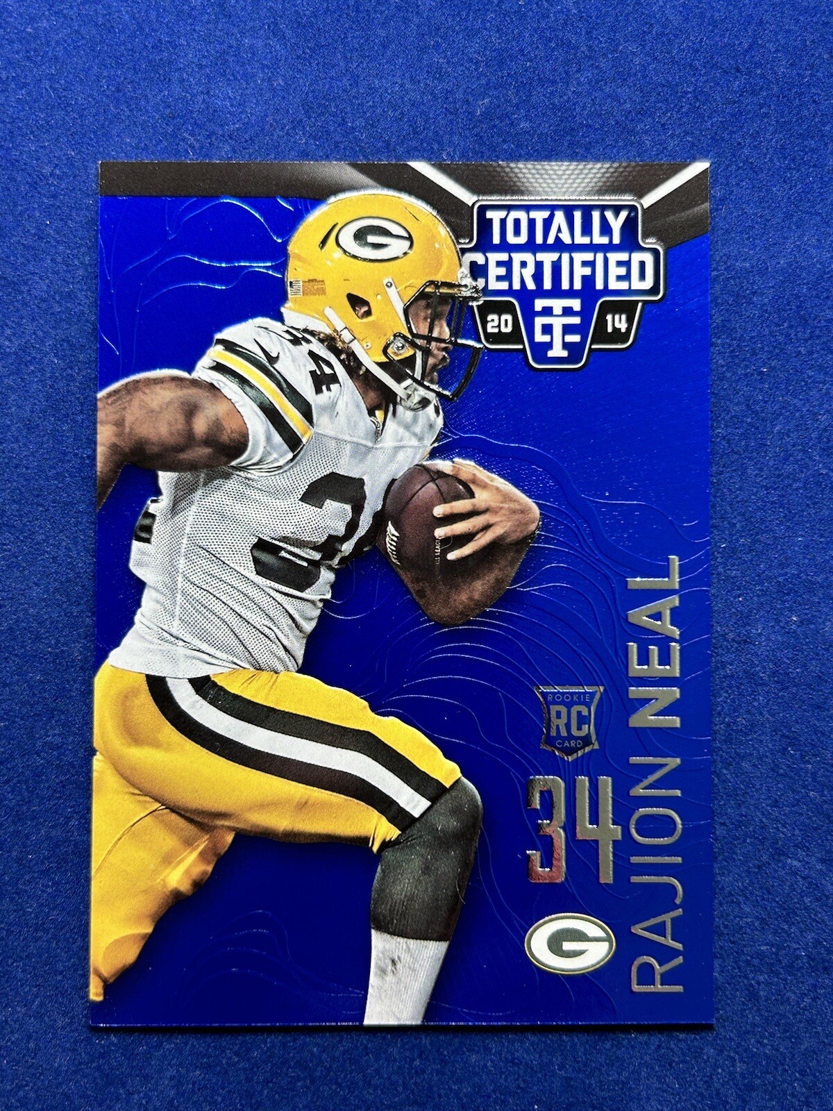 2014 Panini Totally Certified - Platinum Blue #125 Rajion Neal /50 (RC ...