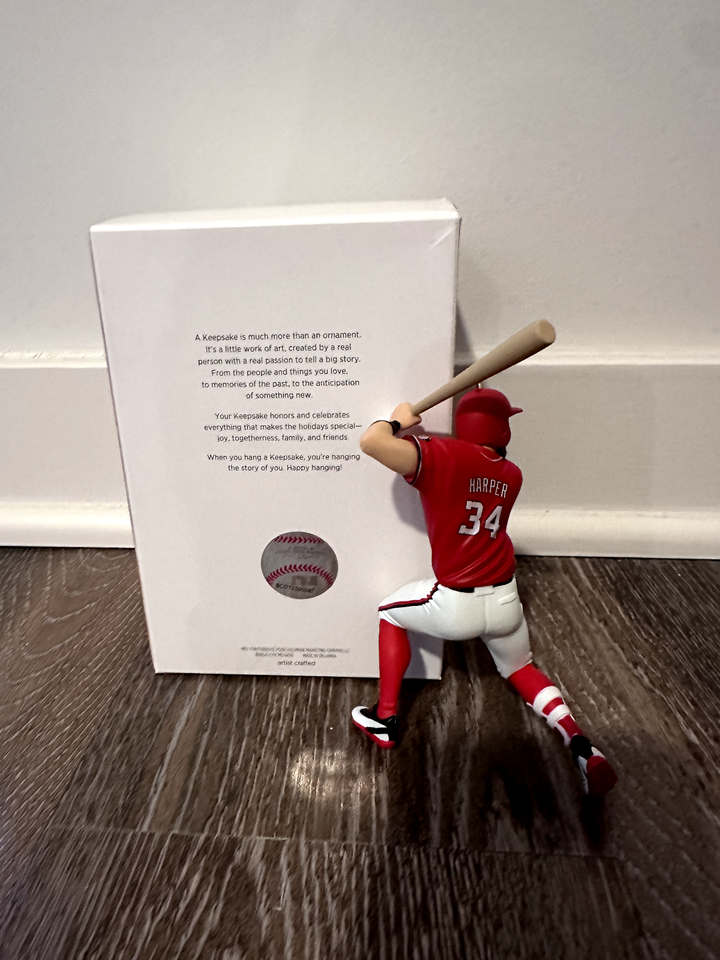 Hallmark Keepsake Ornament- BRYCE HARPER, Washington Nationals - NEVER ...
