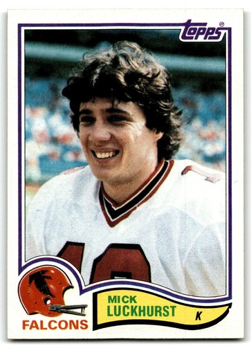 1982 TOPPS MICK LUCKHURST RC ATLANTA FALCONS #286 | eBay