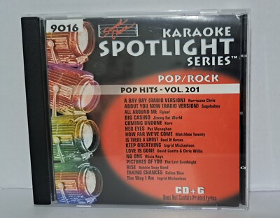 SOUND CHOICE KARAOKE SPOTLIGHT SERIES SC 9016 Pop Hits Vol. 201 CD+G | eBay
