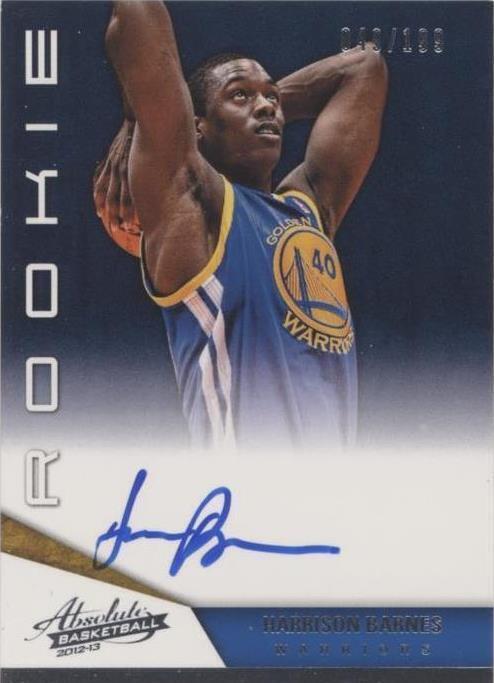 2012-13 Absolute - Rookie Harrison Barnes #155 /199 (AU, RC) for sale ...