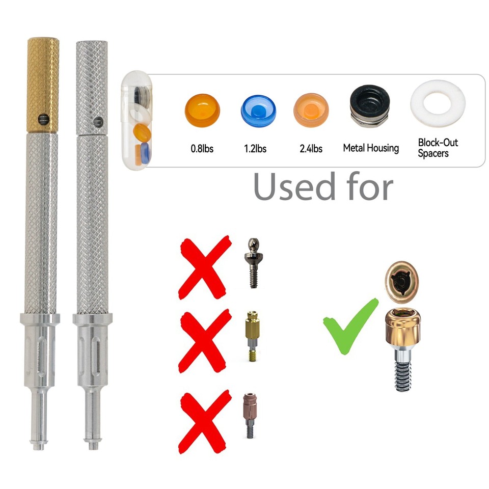 US Dental Retention Caps Implant Locator Core Tool Insertion Extraction ...