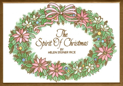 Merry Christmas The Spirit Poem Poetry Wreath Helen Steiner Rice ...