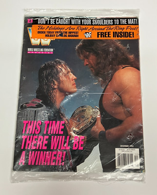 1995 December WWF Magazine Bret Hart & Diesel cover (NEW / SEALED) | eBay