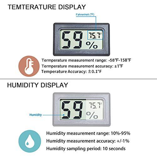 Mini Hygrometer Thermometer Digital Indoor Humidity Gauge Monitor with ...