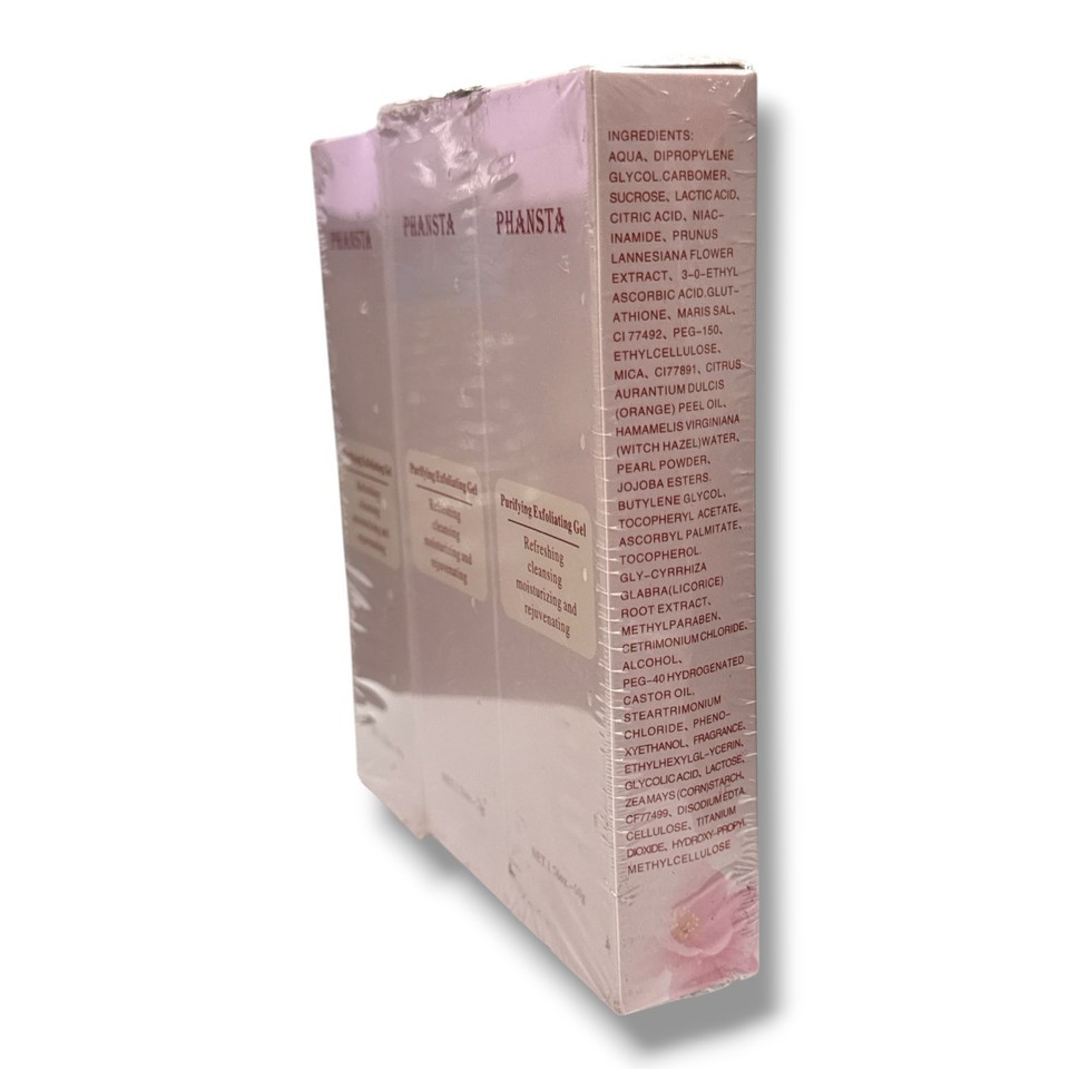 *Phansta Purifying Exfoliating Gel; Refreshing Cleansing 1.7oz./50g LOT ...