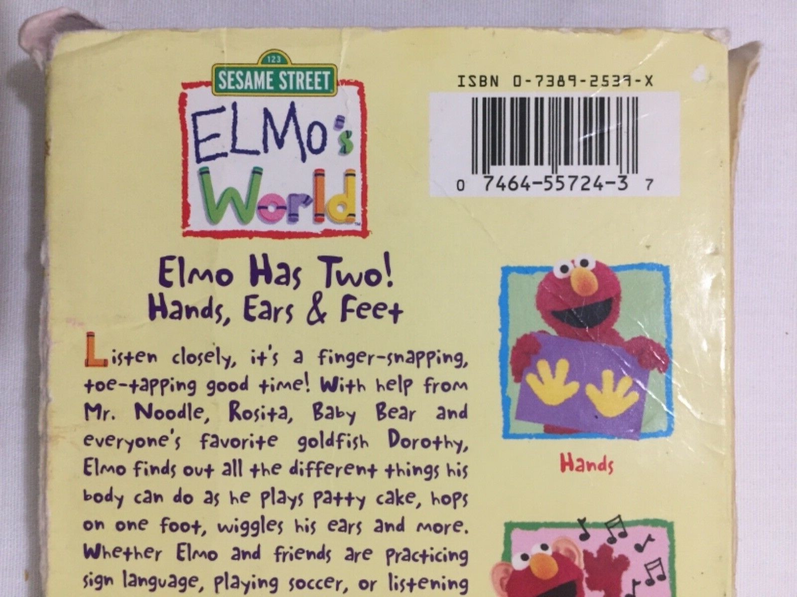 Elmo's World - Elmo Has Two Hands, Ears & Feet (VHS, 2004) Sesame ...