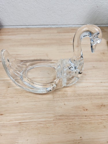 Vintage Clear Acrylic Swan Soap / Trinket Dish Heavy MCM Boho Eclectic Retro | eBay