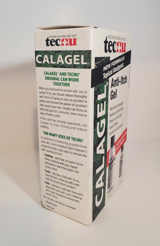 Tecnu Calagel Anti-Itch Gel Maximum Strength Topical Analgesic 6oz | eBay