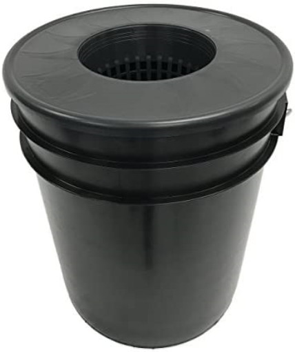 6 in Mesh Pot Bucket Net 5 Gallon Lids Lid Insert Hydroponics Round 6 ...