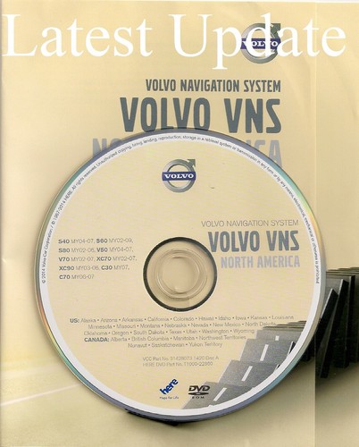 2002 2003 2004 2005 2006 Volvo S80 XC90 Navigation DVD West Map Final ...