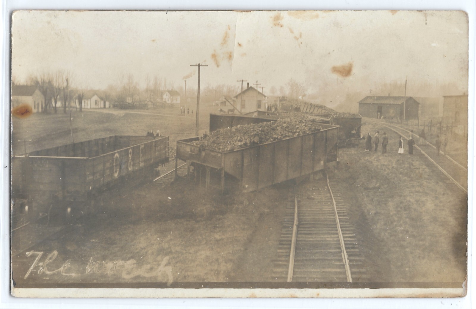 Cincinnati & Eastern Railroad train coal car crash; history photo ...