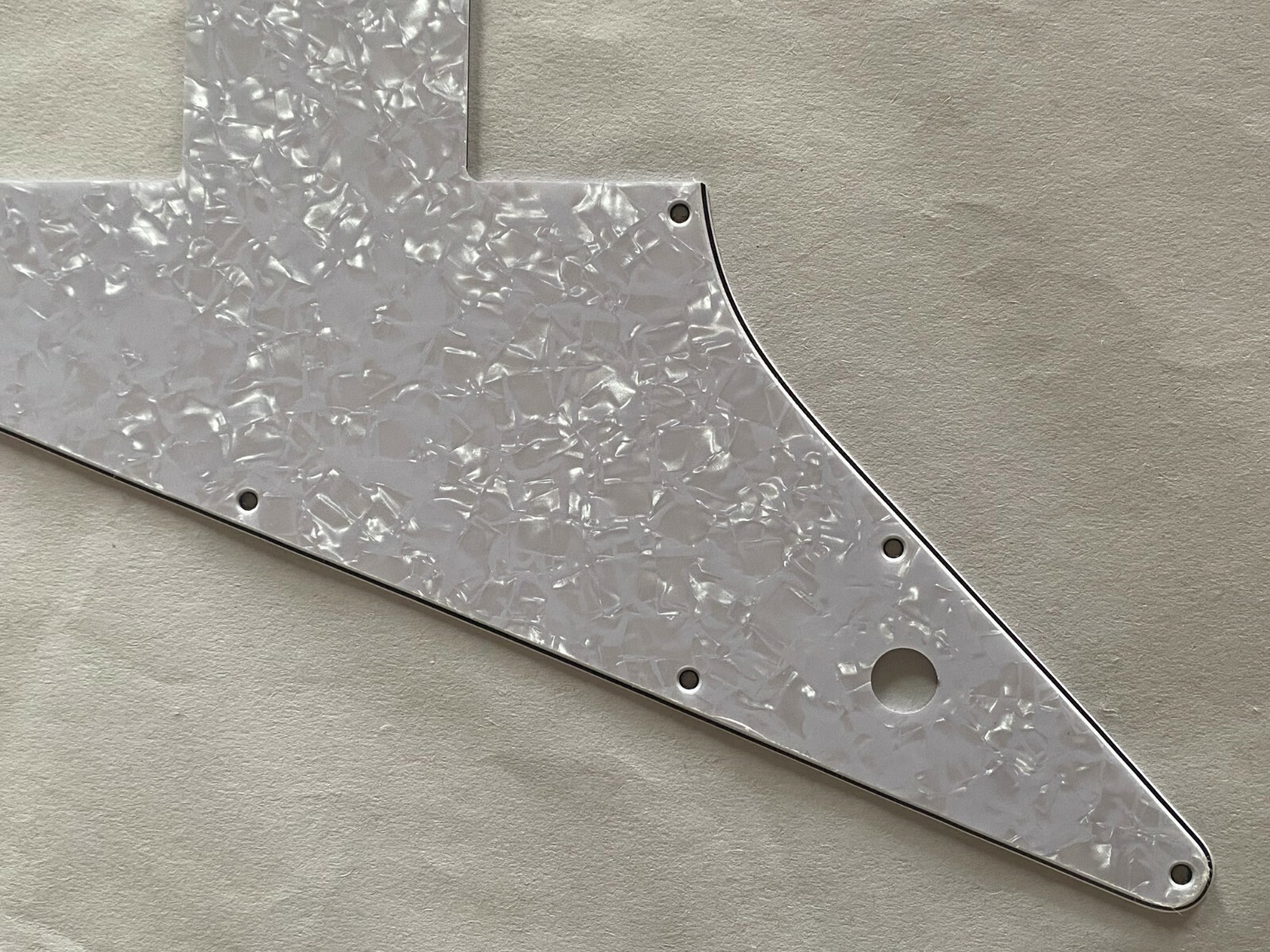 Guitar Pickguard For Gibson Explorer 76 Reissue.4-Ply White Pearl | eBay