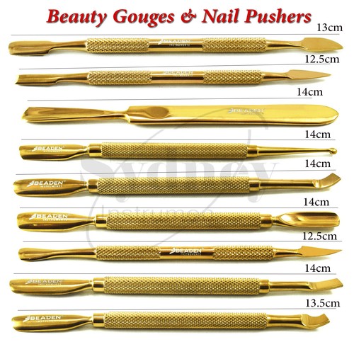 Beauty Nail Gouges Nails Care Dressing Gouge Rose Gold Manicure ...