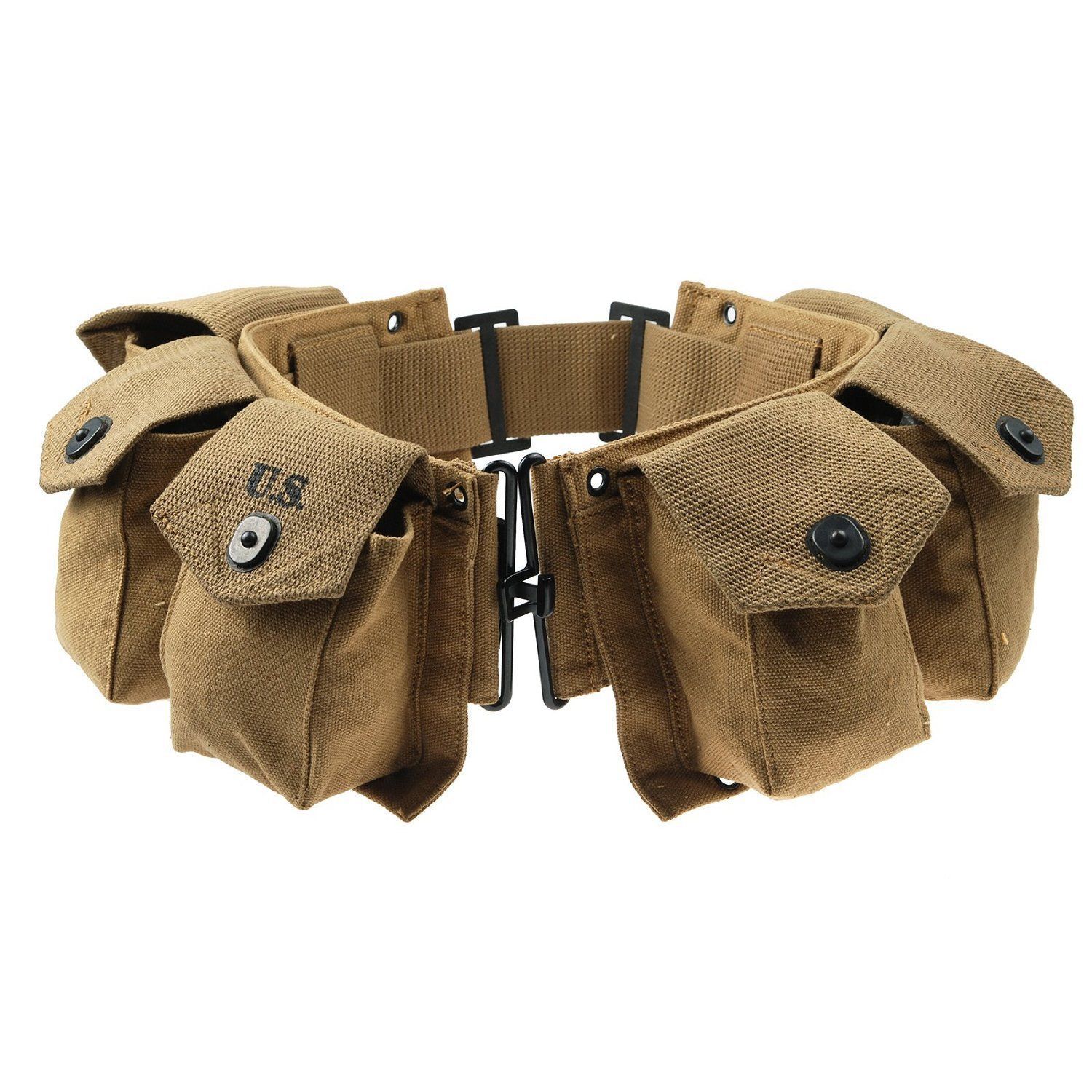 FULL SET US ARMY WWII WW2 MILITARY USMC EQUIPMENT HACKSACK BAR BELT ...
