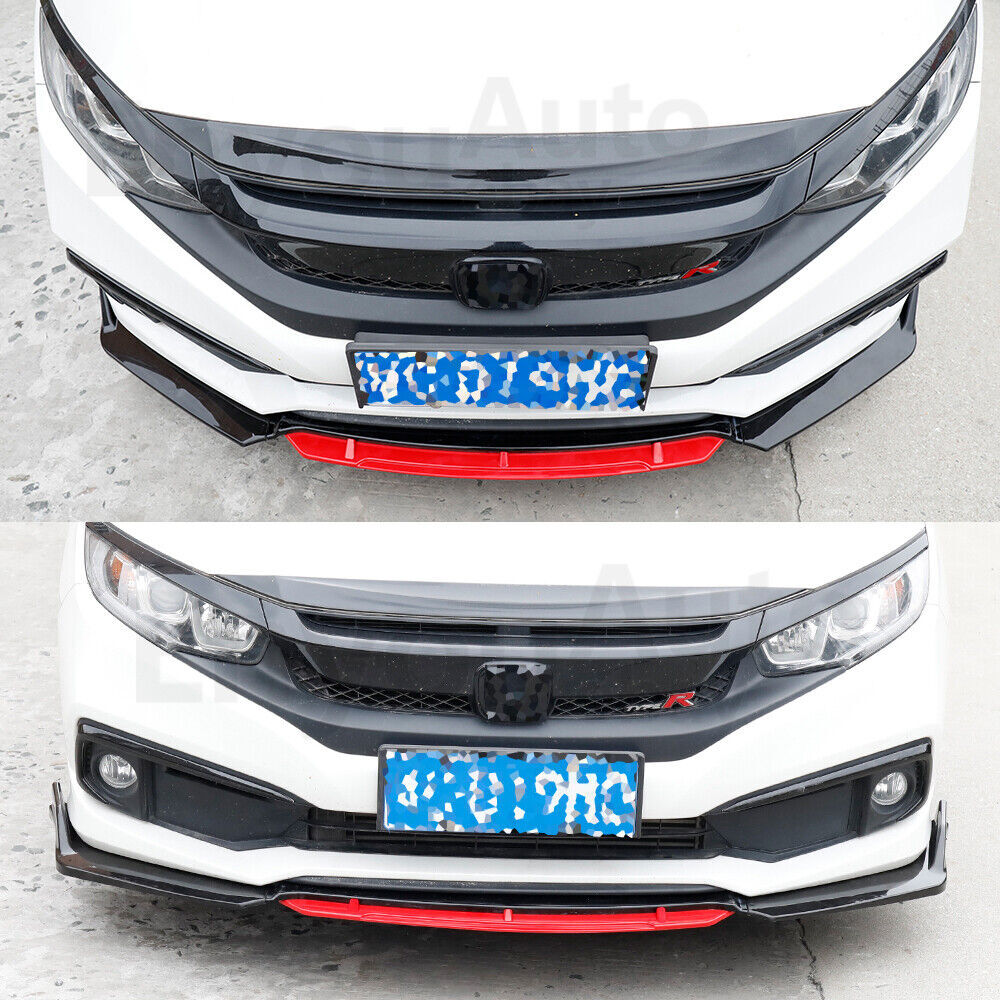 For Nissan 370Z Front Bumper Lip/ Spoiler Body Kit+Side Skirt Glossy ...