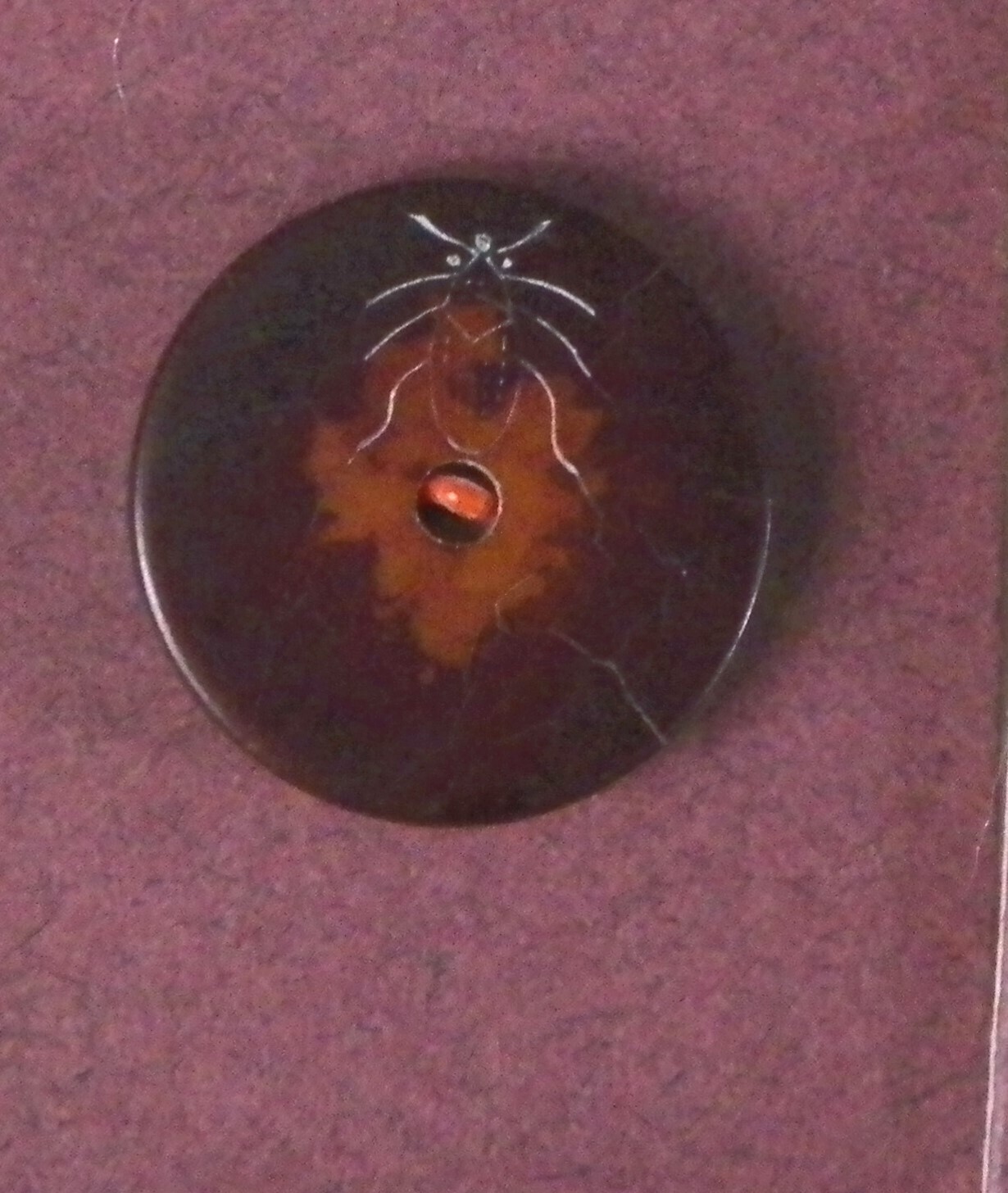 Bb BUG Insect Antique Vegetable Ivory BUTTON whistle Medium | eBay