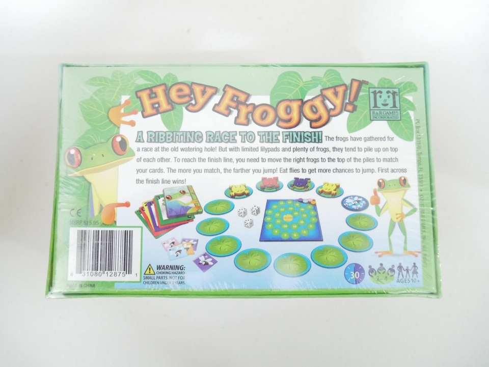 Hey Froggy! R & R Games Card Board Game New Factory Sealed | eBay