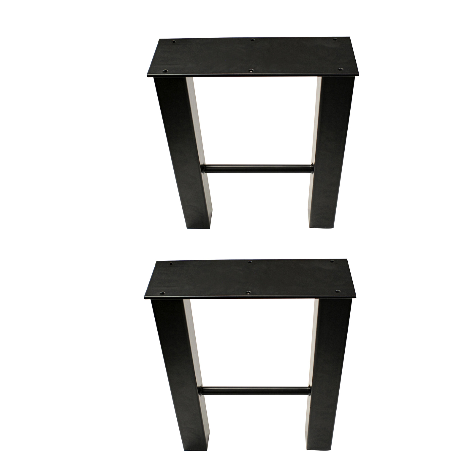 7Penn Industrial Metal Outdoor Table Legs in Black 2pk - 28 Inch Steel ...