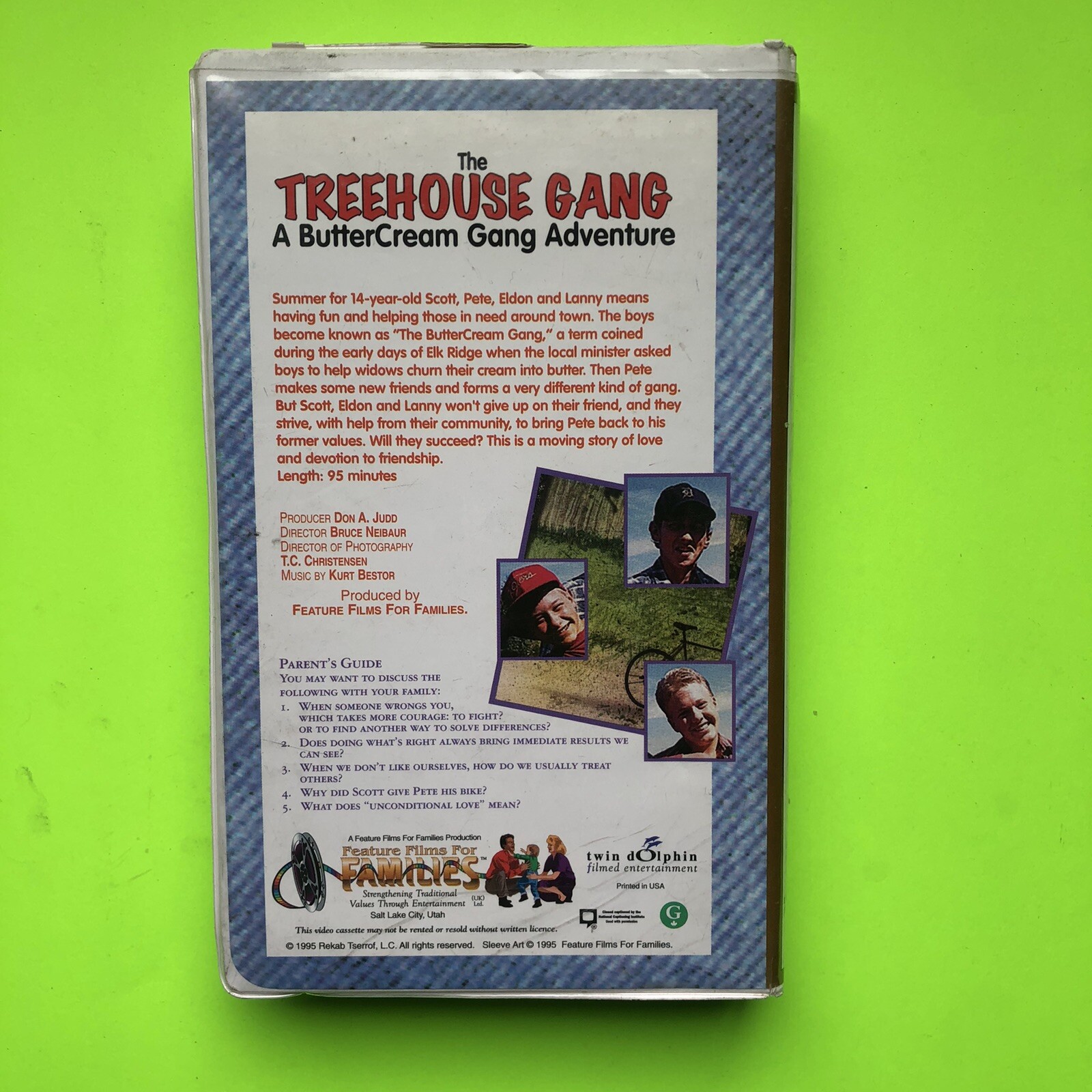 The Treehouse Gang - A Buttercream Gang Adventure (VHS Clamshell, 1995 ...