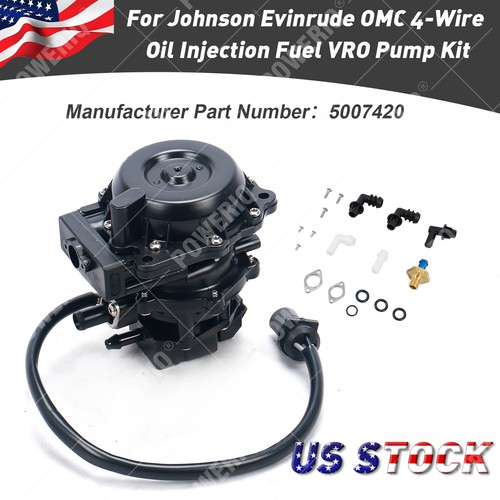 Open Box Jhnson Evinrude OMC New 4-Wire Oil Injection Fuel VRO Pump Kit ...