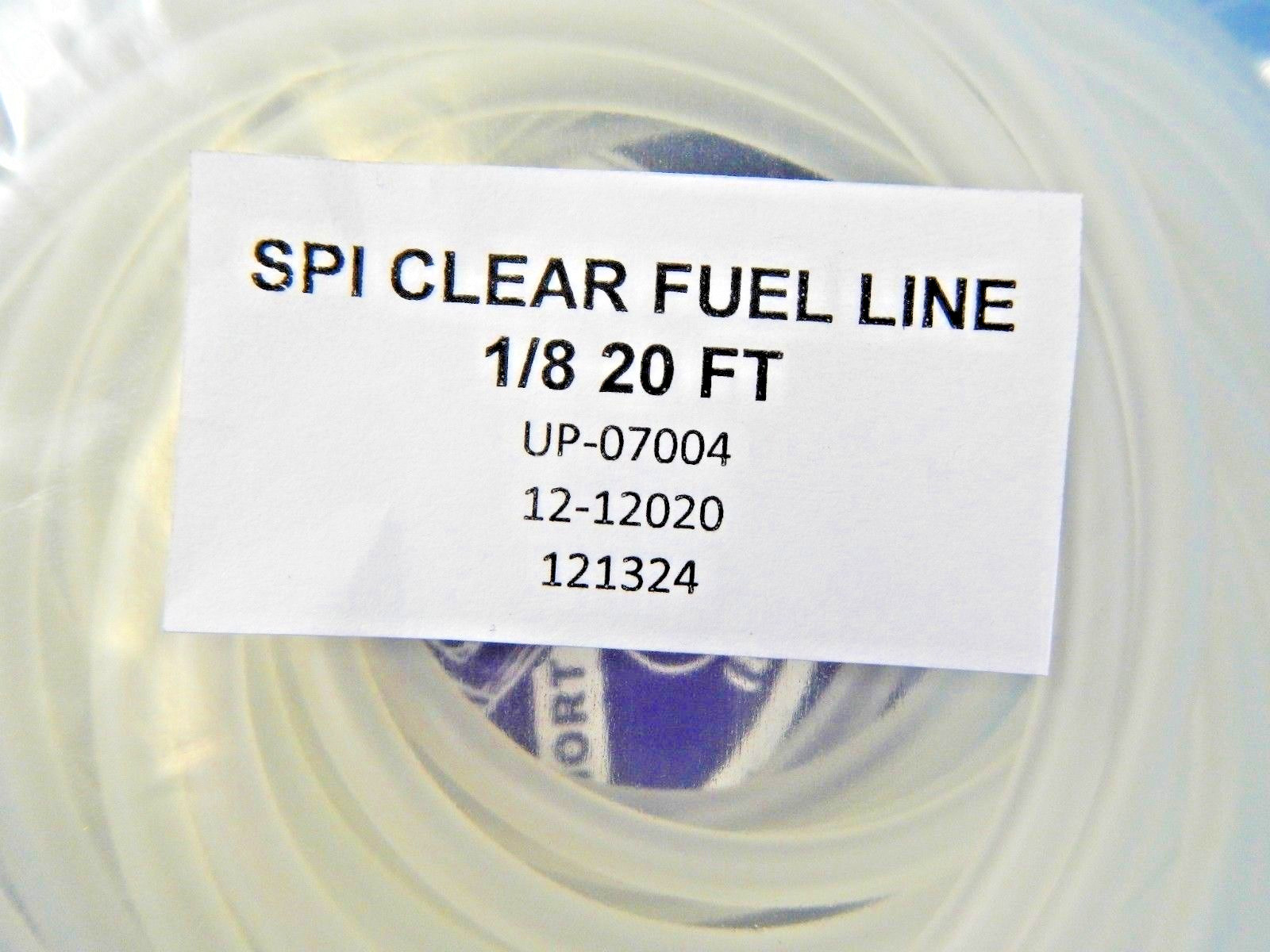 NEW SPI Clear FUEL LINE HOSE 1/8" PRE-CUT 20 FT POLARIS SKI-DOO ARCTIC ...