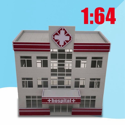 Outland Models Railway Scenery City Small Hospital/Clinic Building 1:64 ...