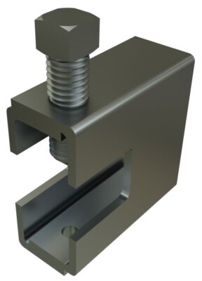 Power-Strut PS-858-5/8-EG, 7/8" Jaw Capacity, 5/8" Screw, Steel, Beam ...