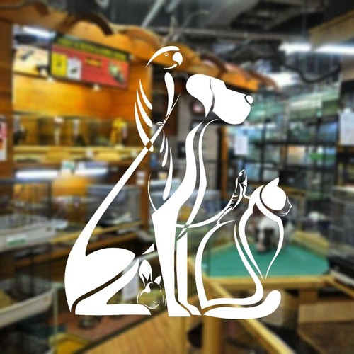 Pet Shop Veterinary Decal Vinyl Window Sticker Dog Animal Decor ...