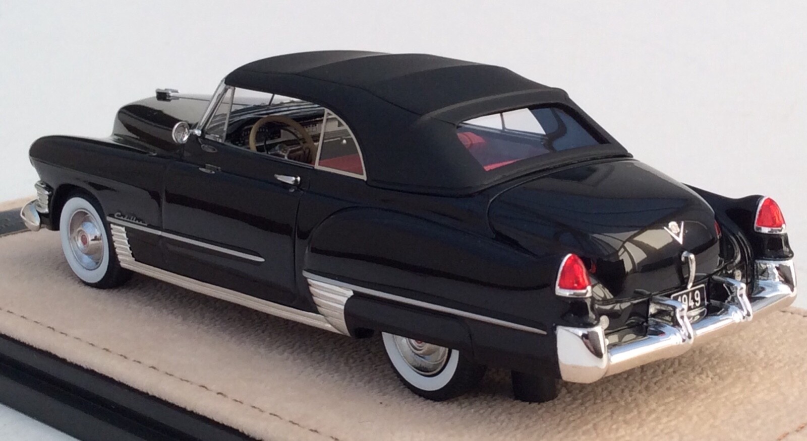 GLM Stamp Models 1949 Cadillac Series 62 Convertible Closed. Black. | eBay