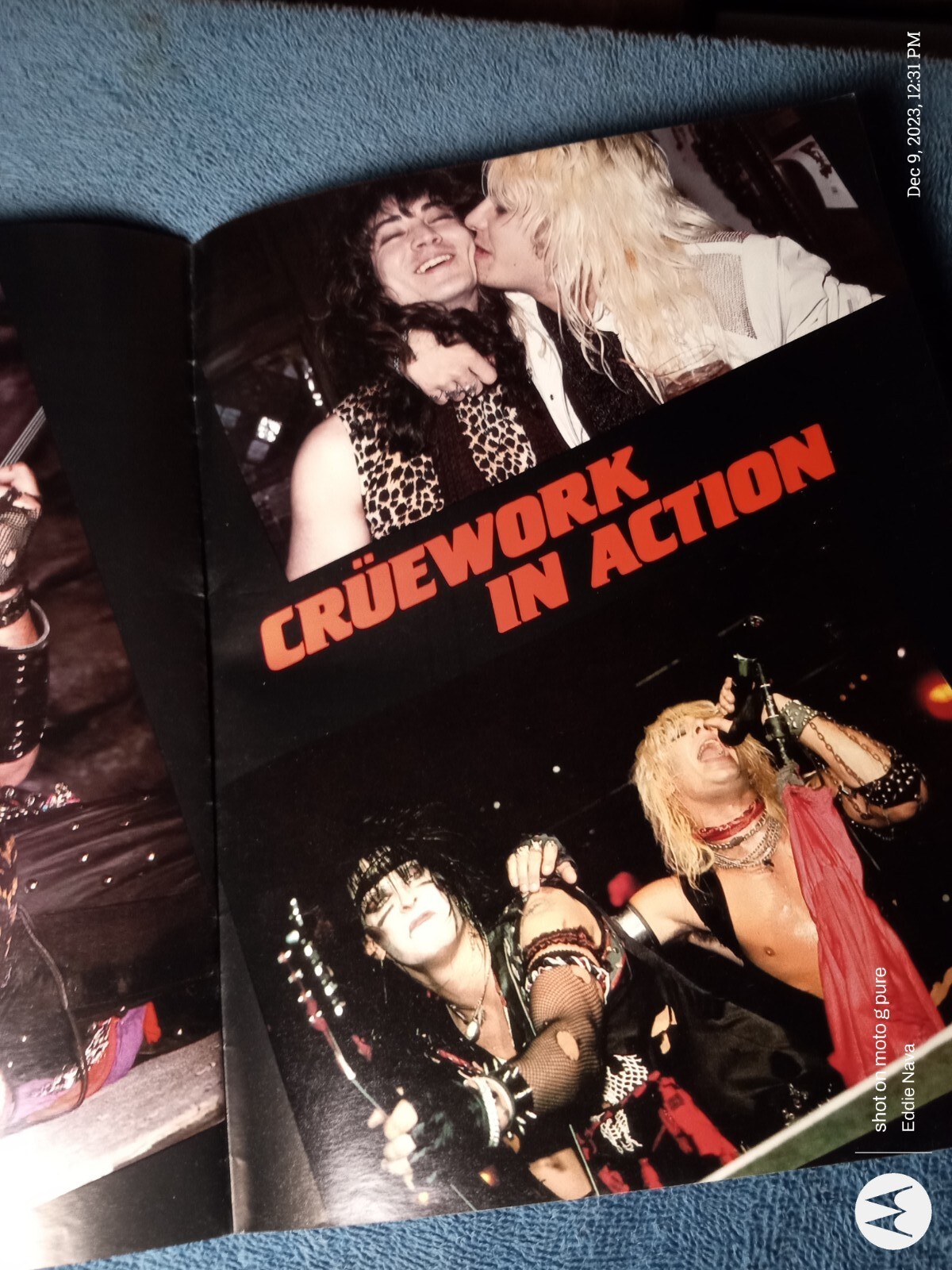 Metal Mania Motley Crue Robus Books 1984 Rare Glam Heavy Metal RARE ...