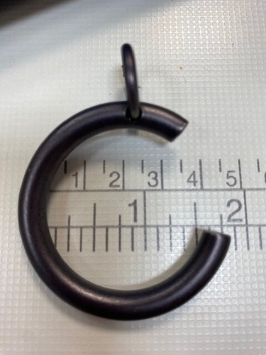 37 Oil Rubbed Metal Passing Curtain Rings for a 38 mm pole | eBay UK