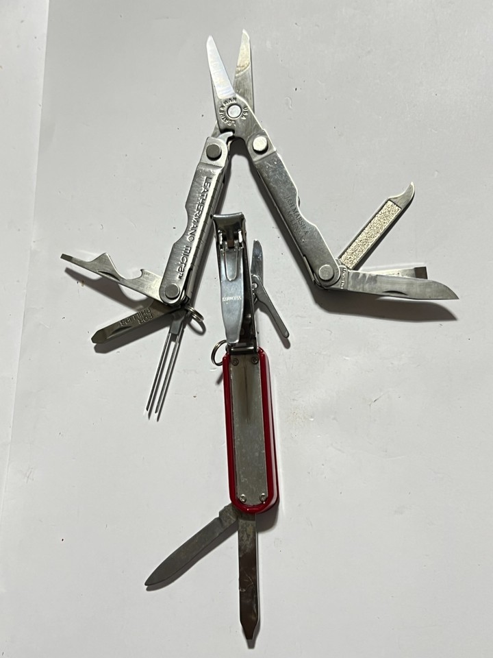 Lot of 2 Pocket knives / Multi Tools - Leatherman Micra - zwilling j.a ...