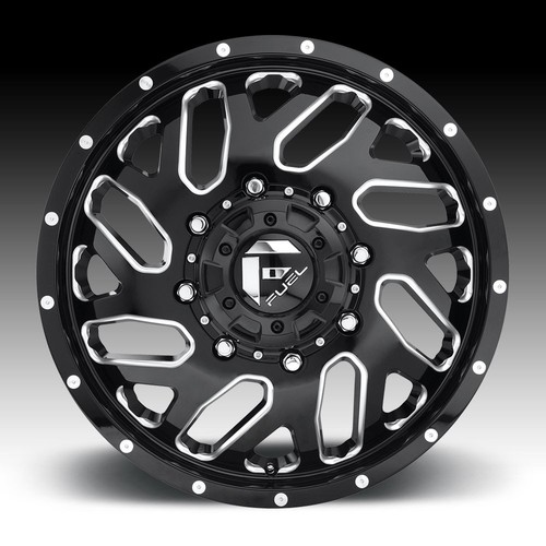 Fuel D581 Triton Dually Gloss Black Milled 20x8.25 8x200 104.8mm ...