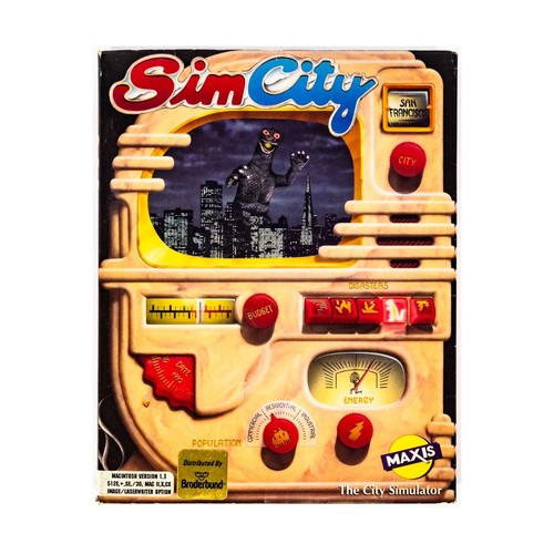 Maxis Computer Game SimCity - Original Ed (Mac 3.5") VG+/EX 46357000102 ...
