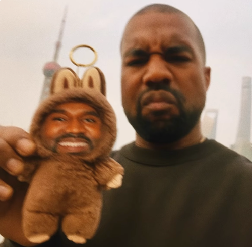 Kanye West Layeye Plush HipHop Halloween Toy Birthday Present Blind Box ...