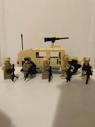 Lego Military Humvee M1025 HMMWV (some pieces missing) Hummer Army with ...