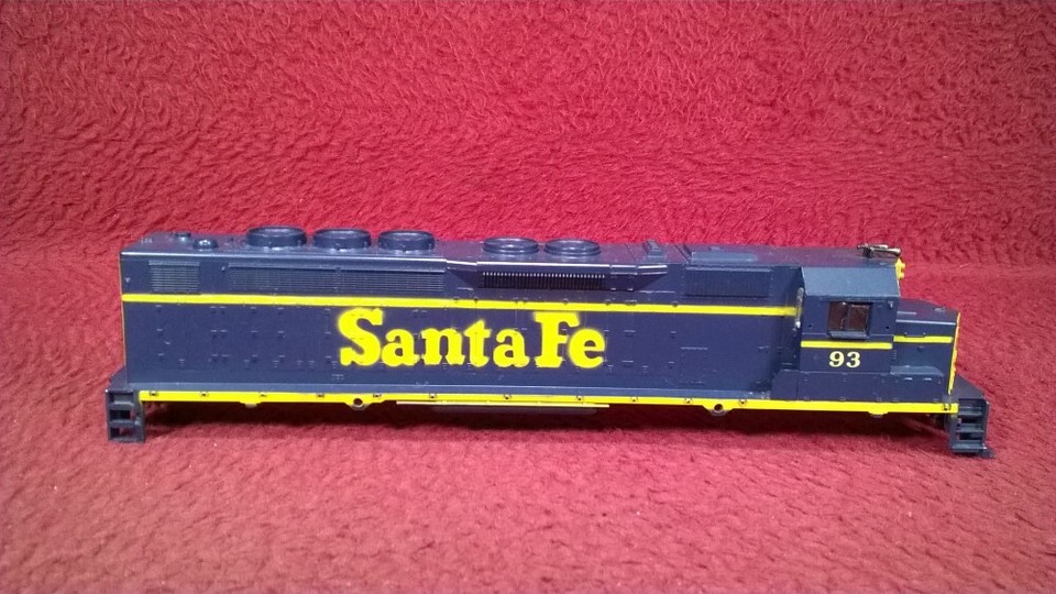 #2 HO ATHEARN SD45 DIESEL LOCOMOTIVE SHELL - #93 SANTA FE | eBay