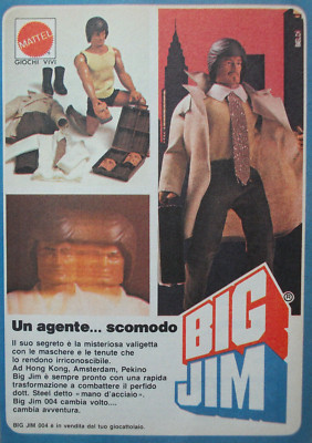 Pubblicità Advertising Werbung Ita Clip 1980 BIG JIM AGENTE 004 scomodo ...