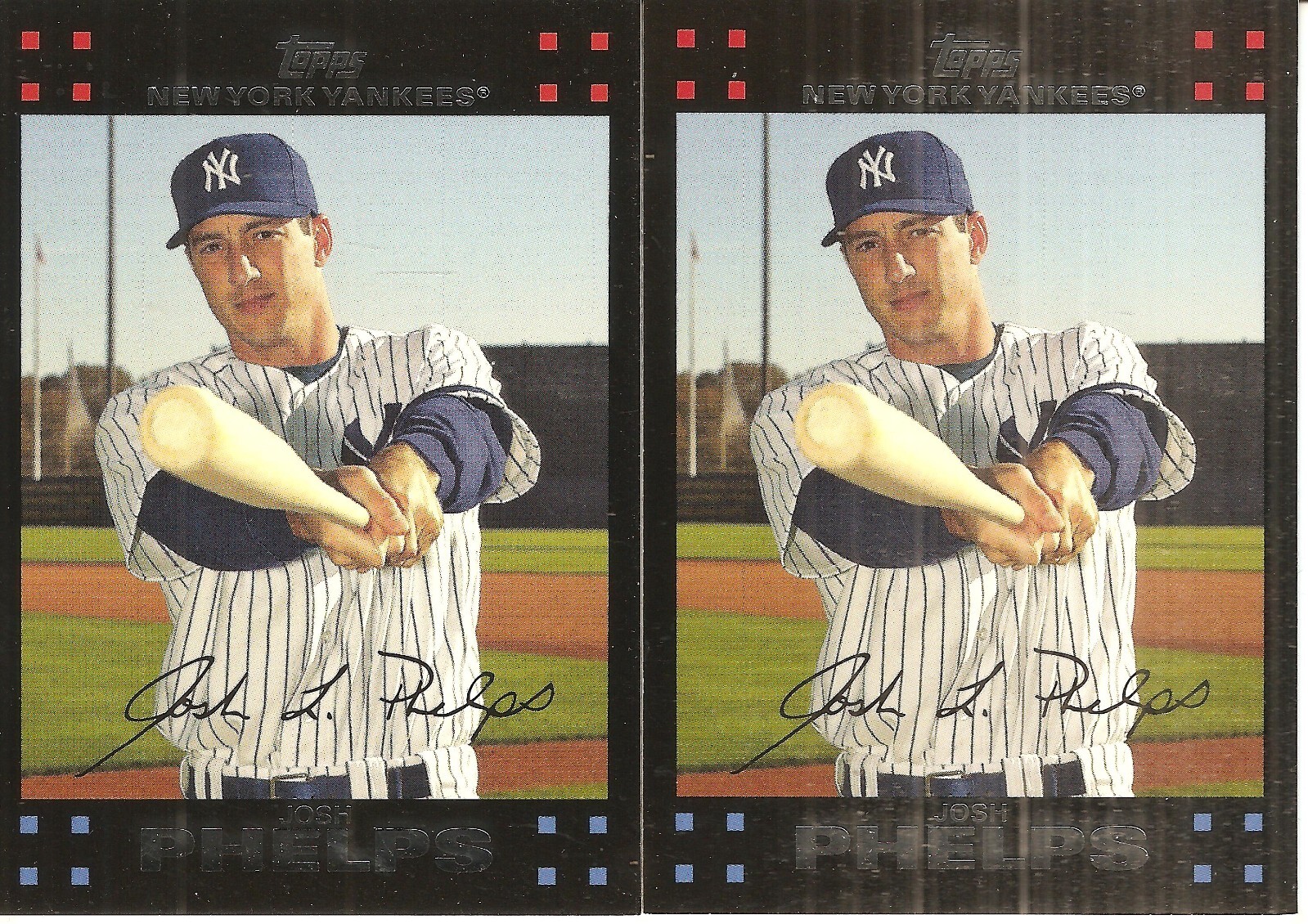 2 CARD BASEBALL CARD LOT OF JOSH PHELPS 339 | eBay