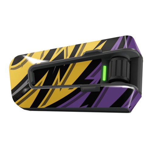 For Cardo Packtalk Edge Removable Skin Cover Sticker Protection Yellow ...