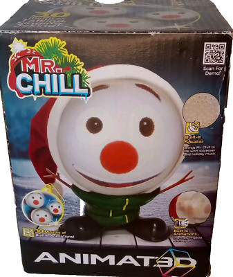 Mr. Chill 3D Animated Snowman (BRAND NEW IN BOX) Sings, Talks and Jokes ...