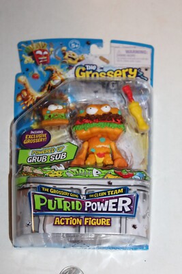 SEALED Grossery Gang Putrid Power Action Figure Powered Up Grub Sub MOC ...