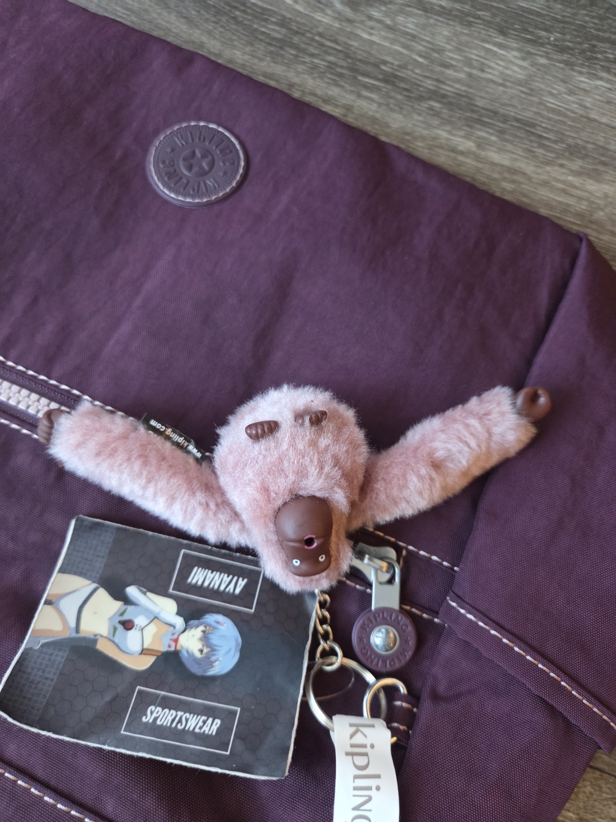 NWT Kipling Alenya Crossbody Bag Medium Sized Plum/Pink | eBay